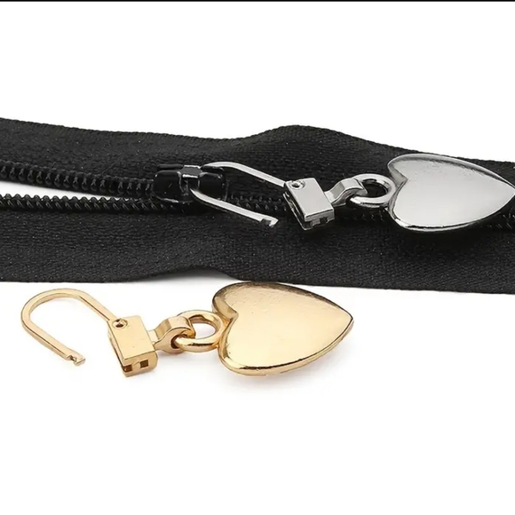 Accessories | Nwt 5pc Heart Zipper Pulls Replacement | Poshmark